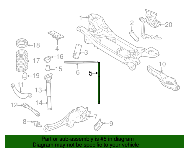 30633887 - Support Brace - 2006-2013 Volvo C70 | Volvo OEM Parts Direct