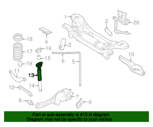 31262659 - Shock Absorber 2006-2013 Volvo C70 | AutoNationParts.com