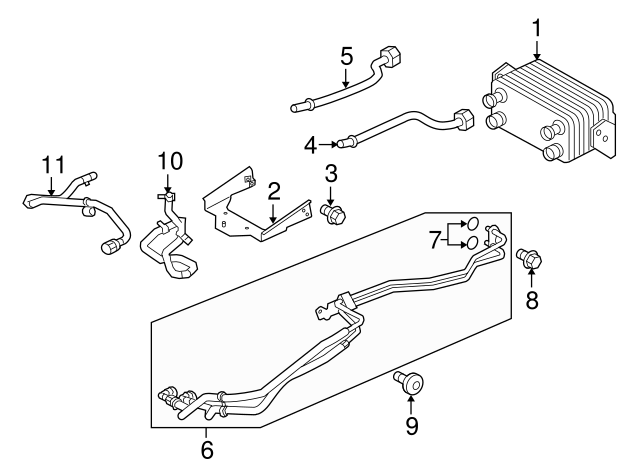 Genuine OEM Hose & Tube Assembly Part# LR050757 Fits 2014-2016 Land ...