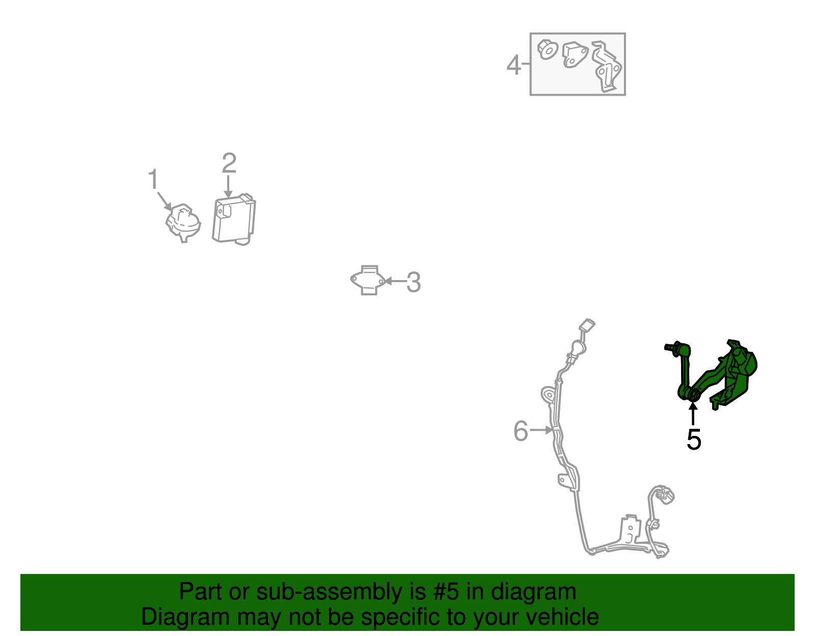 89408-30150 - Height Sensor 2013-2024 Lexus | AutoNation Parts
