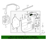 2020-2022 GM Black Front Side Door Window Control Switch 84731703 ...