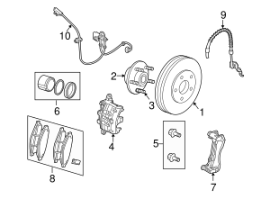 2007-2020 Mopar ABS Wheel Speed Sensor 5085823AD | TascaParts.com
