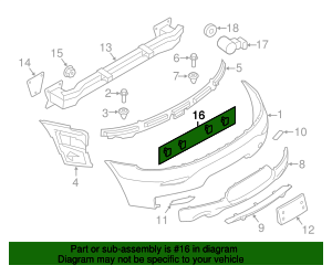 51127844396 - 2010-2016 BMW Z4 Mount (51-12-7-844-396) | BMW of South ...