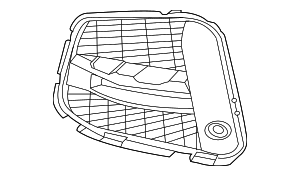 2020-2022 BMW X1 Fog Lamp Bezel 51-11-5-A2D-4E5 | BMWPartsDirect.com