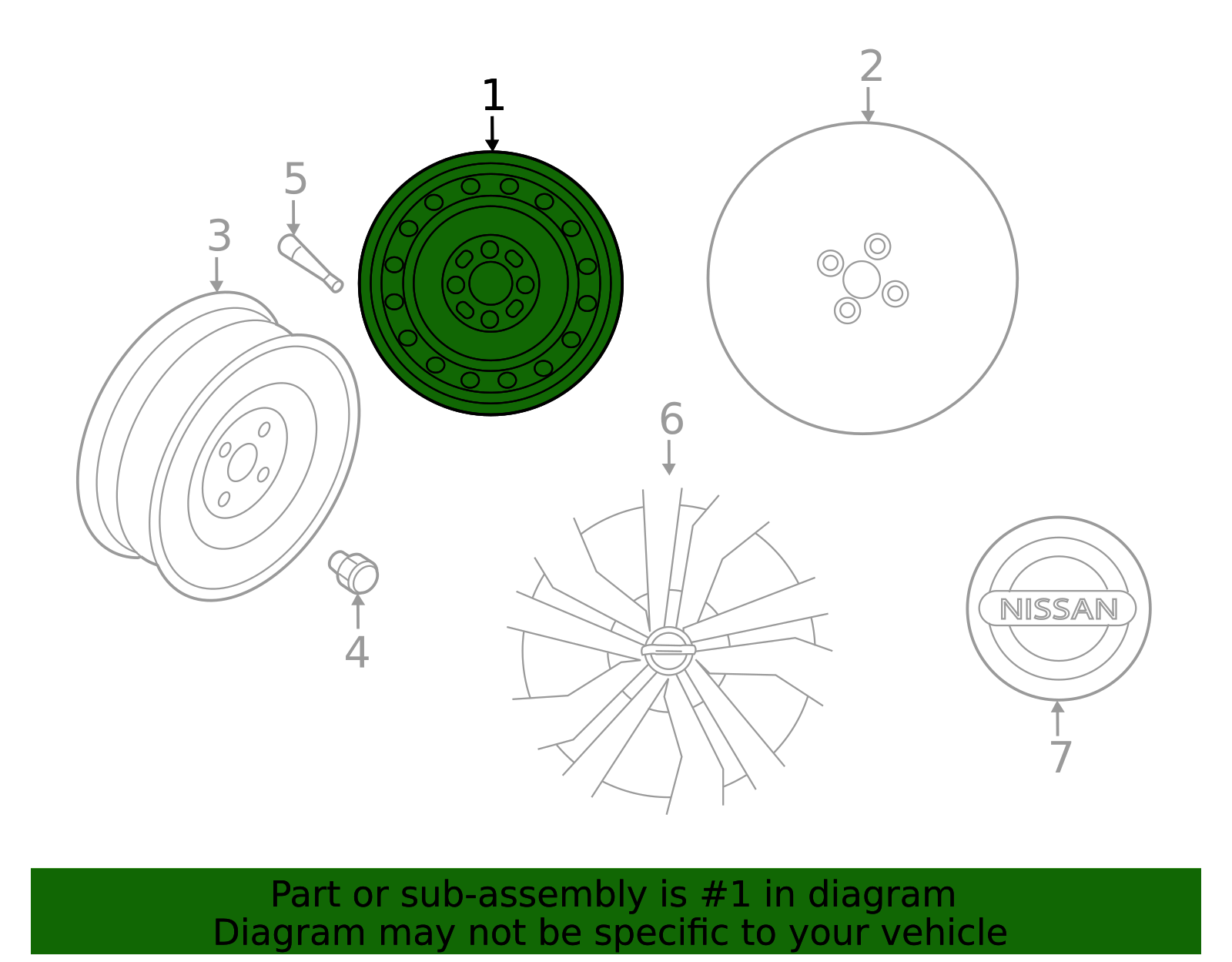 2020-2025 Nissan Versa Wheel, Steel 40300-5EF0E | Sullivan Brothers Nissan