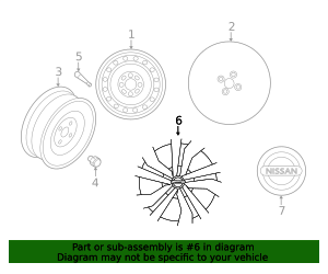 Wheel Cover | Nissan Parts & Accessories Online