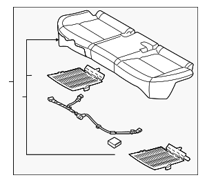 89100-D3070-TTR - Cushion Assembly - 2016-2018 Hyundai Tucson | World ...