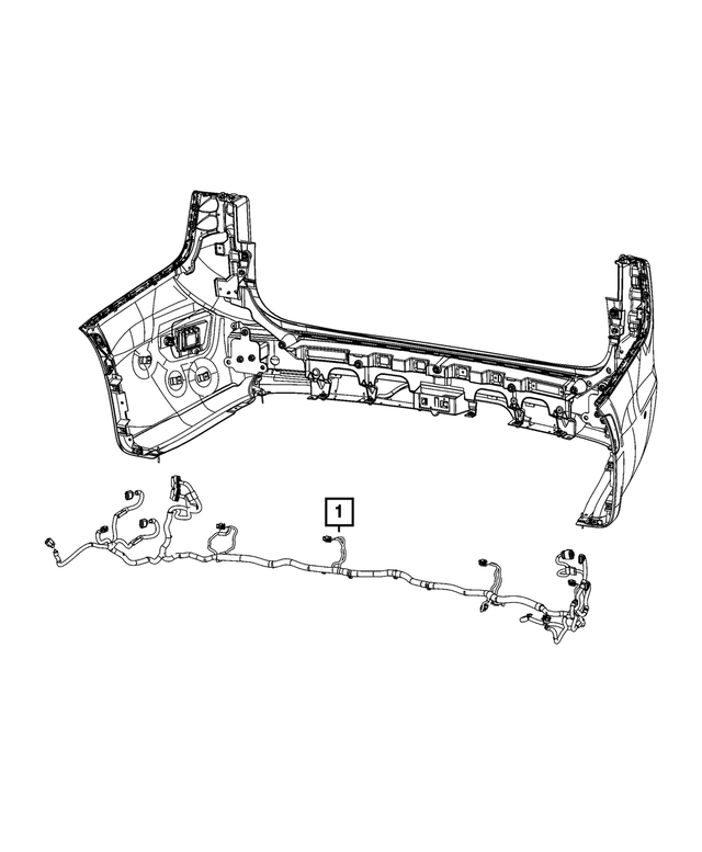 2023-2025 Chrysler Rear Fascia Wiring 68567011AB | Mopar Auto Parts Direct