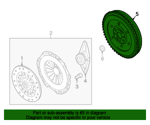 21207638306 - 2012-2018 BMW Clutch Flywheel (21-20-7-638-306) | BMW of ...