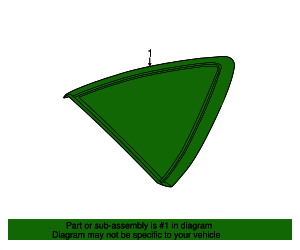 2013-2019 Nissan Sentra Quarter Glass 83300-3SG0A | OEM Parts Online