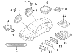 2019-2024 BMW Amplifier 65125A5CA89 | OEM Parts Online