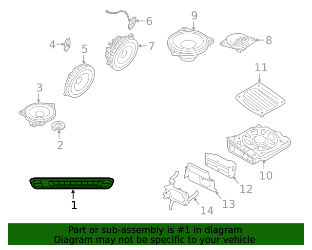 61317949463 - 2019-2023 BMW Control Switch (61-31-7-949-463) | BMW of ...