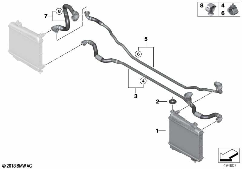 2017-2025 BMW Hose Clamp 17128693287 | Retail Performance Auto Parts