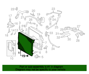 2000-2006 BMW X5 Radiator Assembly 17-10-1-439-101 | OEM Parts Online