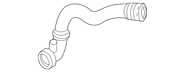 17127509963 - 2004-2006 BMW X5 Lower Hose (17-12-7-509-963) | BMW of ...