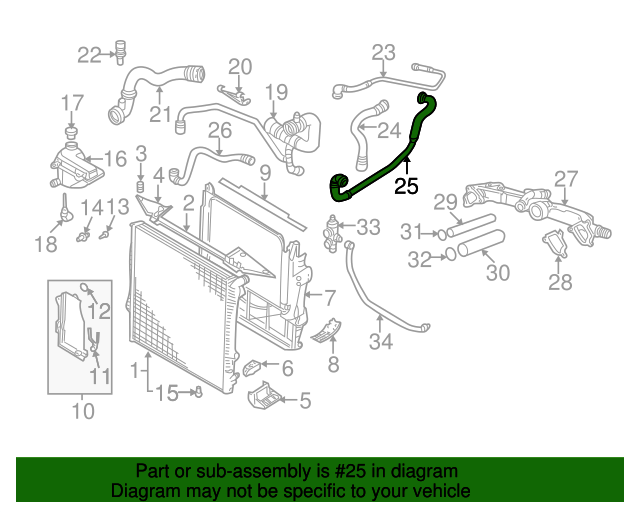 Genuine BMW 11-53-7-505-949 | Reservoir Hose | FREE Shipping on Most ...