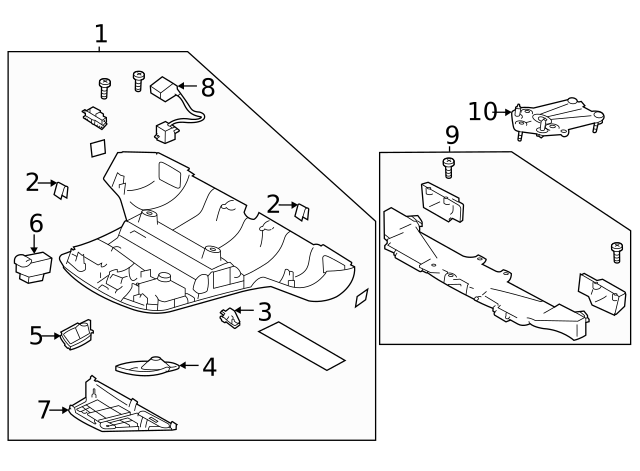 2019-2023 Subaru Sunroof Switch 83341XC00AJC | Subaru Parts Store