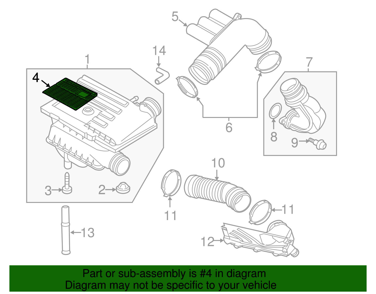 2013-2018 Volkswagen Jetta Air Filter 04E-129-620 | Retail Performance ...