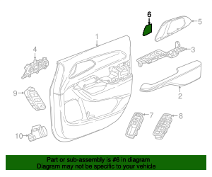 2017-2020 Chrysler Cap - Passenger Side (RH) 5RT72DX9AA | TascaParts.com
