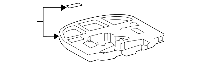 64779-06210 - Spare Cover - 2018-2021 Toyota | OEM Genuine Toyota Parts