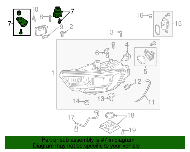 2015-2020 Audi Repair Kit 8V0-998-121 | OEM Parts Online