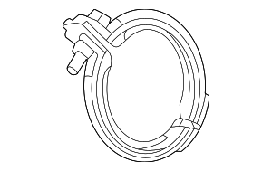 55513359 - Exhaust Pipe Clamp 2020-2024 GM | AutoNationParts.com