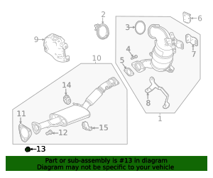 2017-2022 Chevrolet Multi Purpose Nut 11612078 | GMPartsDirect.com