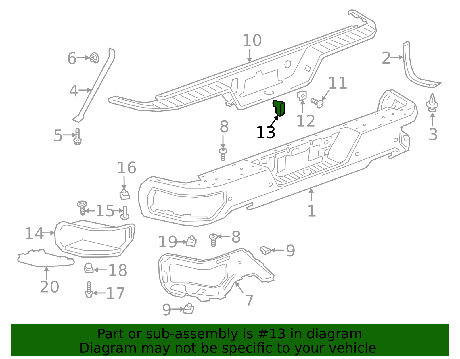 2015-2025 GM Trailer Wiring Receptacle Cap 15317329 GM | GMPartsDirect.com