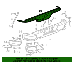 2019-2022 GM Rear Bumper Fascia Step Pad 84564764 | GMPartsDirect.com