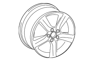 2009-2011 Audi Wheel, Alloy 4F0-601-025-DB | Audi USA Parts