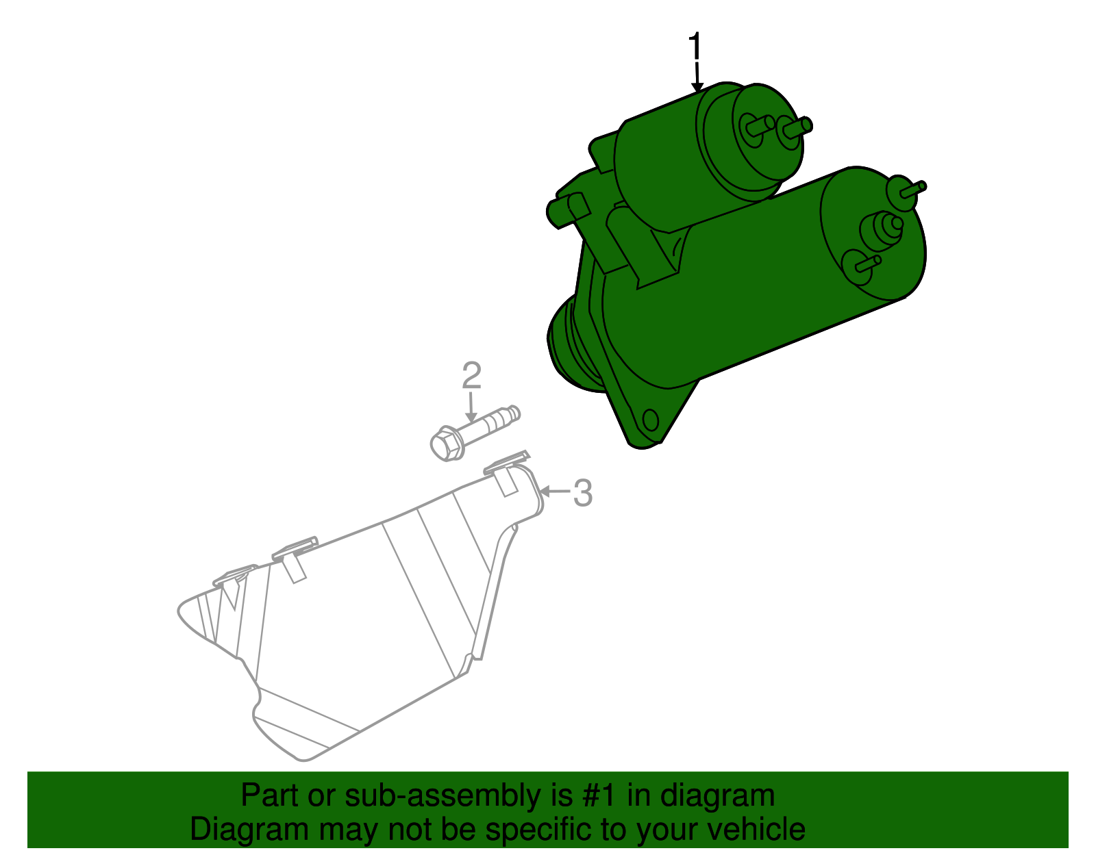 2008-2016 GM Starter 12644788 | Partners Chevy