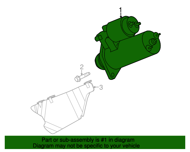 2008-2016 GM Starter 12644788 | OEM Parts Online