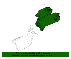 2008-2016 GM Starter 12644788 | Partners Chevy