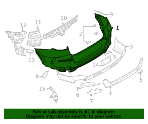 Genuine BMW 51-12-8-737-299 | Bumper Cover | FREE Shipping on Most ...