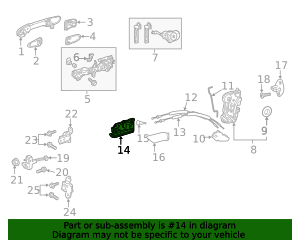 2019-2024 Toyota Handle, Inside 69206-02350-C0 | Toyota Parts Center