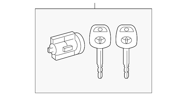 2016-2023 Toyota Ignition Lock Cylinder 69057-04090 | Toyota Parts Center