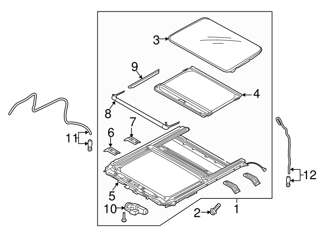 2015-2023 Kia Air Deflector 81641-A9100 | QuirkParts