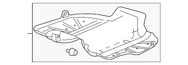 2010-2019 GM Fuel Tank Shield 13273477 GM | GMPartsDirect.com