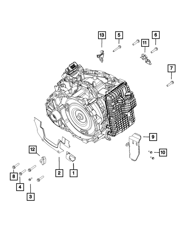 2015-2023 Mopar Oxygen Sensor Bracket 68246599AA | Mopar Estores