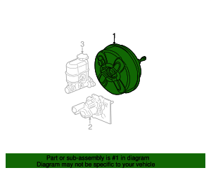 2005-2007 GM Power Brake Booster 19432809 | OEM Parts Online