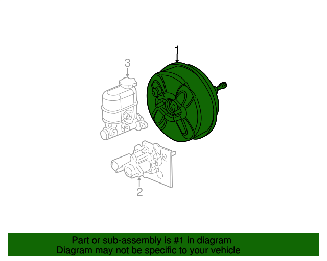 2005-2007 GM Power Brake Booster 19432809 | OEM Parts Online