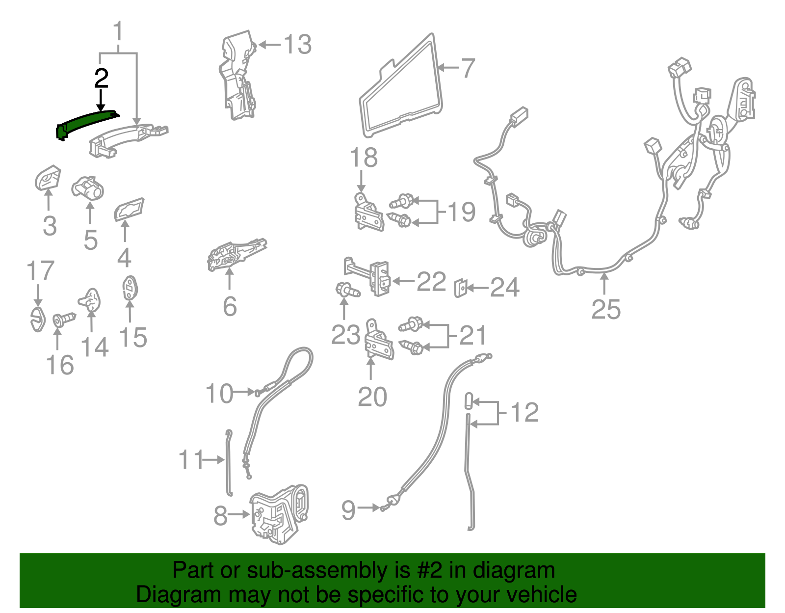 2020-2025 Cadillac Insert 13517523 GM | GMPartsDirect.com
