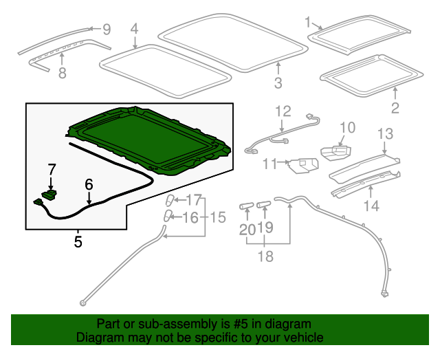 2022-2024 Cadillac F Housing 84988698 | TascaParts.com