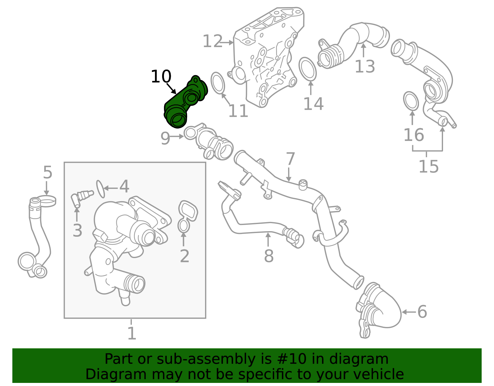 Genuine OEM Outlet Tube Part# LR094089 Fits 2018-2019 Land Rover: Up To ...