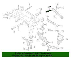 33-30-6-793-792 - Rear Lower Control Arm Adjust Bolt 2011-2024 BMW ...