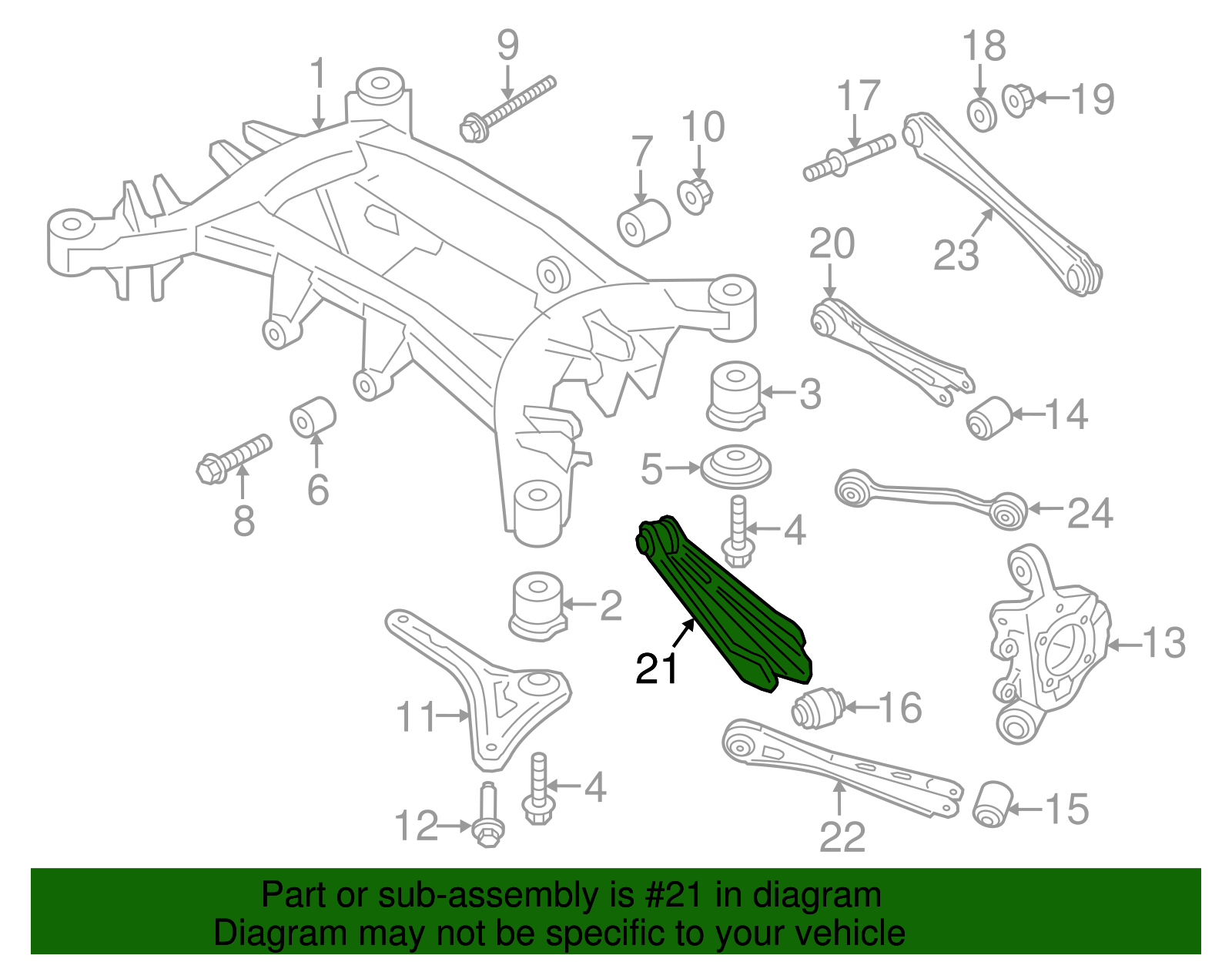Genuine BMW 33-32-6-795-812 | Lower Control Arm | FREE Shipping on Most ...