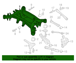 Genuine BMW 33-31-6-857-983 | Cross-Member | FREE Shipping on Most ...