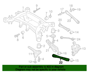 33-32-6-786-978 - Trailing Arm - 2011-2018 BMW | Buy BMW Parts Now
