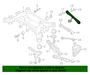 Genuine BMW 33-32-6-788-549 | Rear Lower Control Arm | FREE Shipping on ...