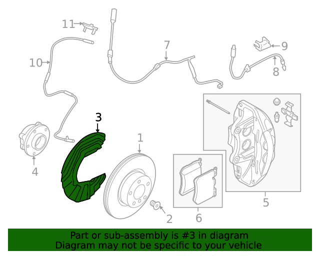 Genuine BMW 34-10-6-871-338 | Splash Shield | FREE Shipping on Most ...